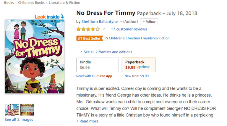 No Dress for Timmy - Shefflorn's Books and Blog